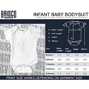 Brisco Brands My Daddy Is An Angel Cute Little One Baby Bodysuit Jumper Girls