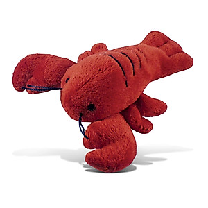COTA Global Lobster Plush Refrigerator Magnet - Fluffy Red Lobster Stuffed Plush Magnet, Cute Ocean Life Magnet for Kitchen Fridge & Locker, Home Decor & Office Decorative Novelty Accessory - 4 Inch