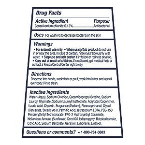 Dove Body Wash Care & Protect Antibacterial 4 Count For All Skin Types Protects from Dryness 20 Fl oz (Pack of 4) (Packaging may vary)