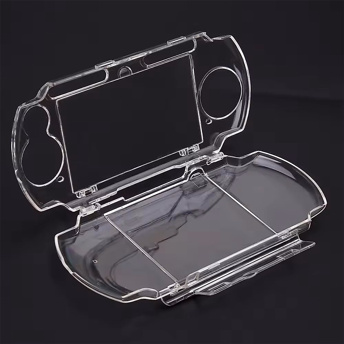 KlsyChry Transparent Hard Shell Case Cover Compatible with PSP 2000/3000, Replacement Protective PSP 2000 3000 Crystal Clear Housing Case