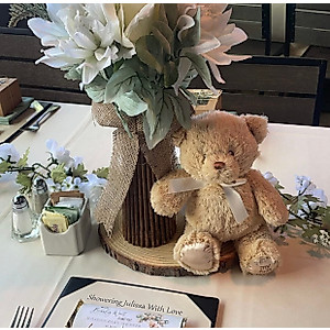 Set of (10) 7-8 inch wood slices for wedding centerpieces! Woodland baby shower decor, rustic baby shower decor, woodland decorations, rustic wedding decorations!