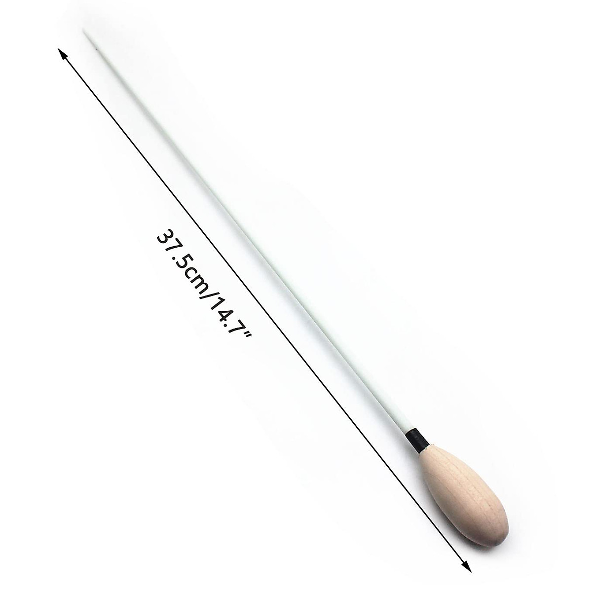 TUOREN Conductor Orchestra Baton 15" Music Conductor Baton with Solid Wood Handle 4pcs