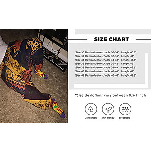 perdontoo Men Women's Harem Pants Drawstring Elastic Waist Aladdin Boho Hippie Drop Crotch Trousers (38, Style 1)