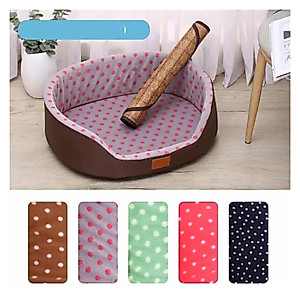 ITOMEN Pet Bed Dog Bed Mat Suit Soft Sofa Kennel Puppy Breathable Durable Blanket Cushion Small Medium Comfort (Color : Mat, Size : S 38x29x13cm)