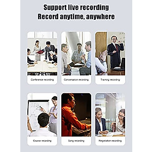 Waytronic Bluetooth Call Recording Headset Mobile Phone Call Recording Equipment Phone Call Recorder Earphones for iPhone and Android (Black)