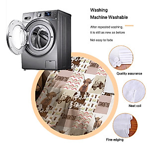 Custom Highland Cow Blanket,Personalized Highland Cow Throw Blankets,Customized Swaddle Blanket for Girls Boys Kid Baby Newborn Toddler Kid Name Blanket Birthday Gift,40"x50"-Throw Size for Kids