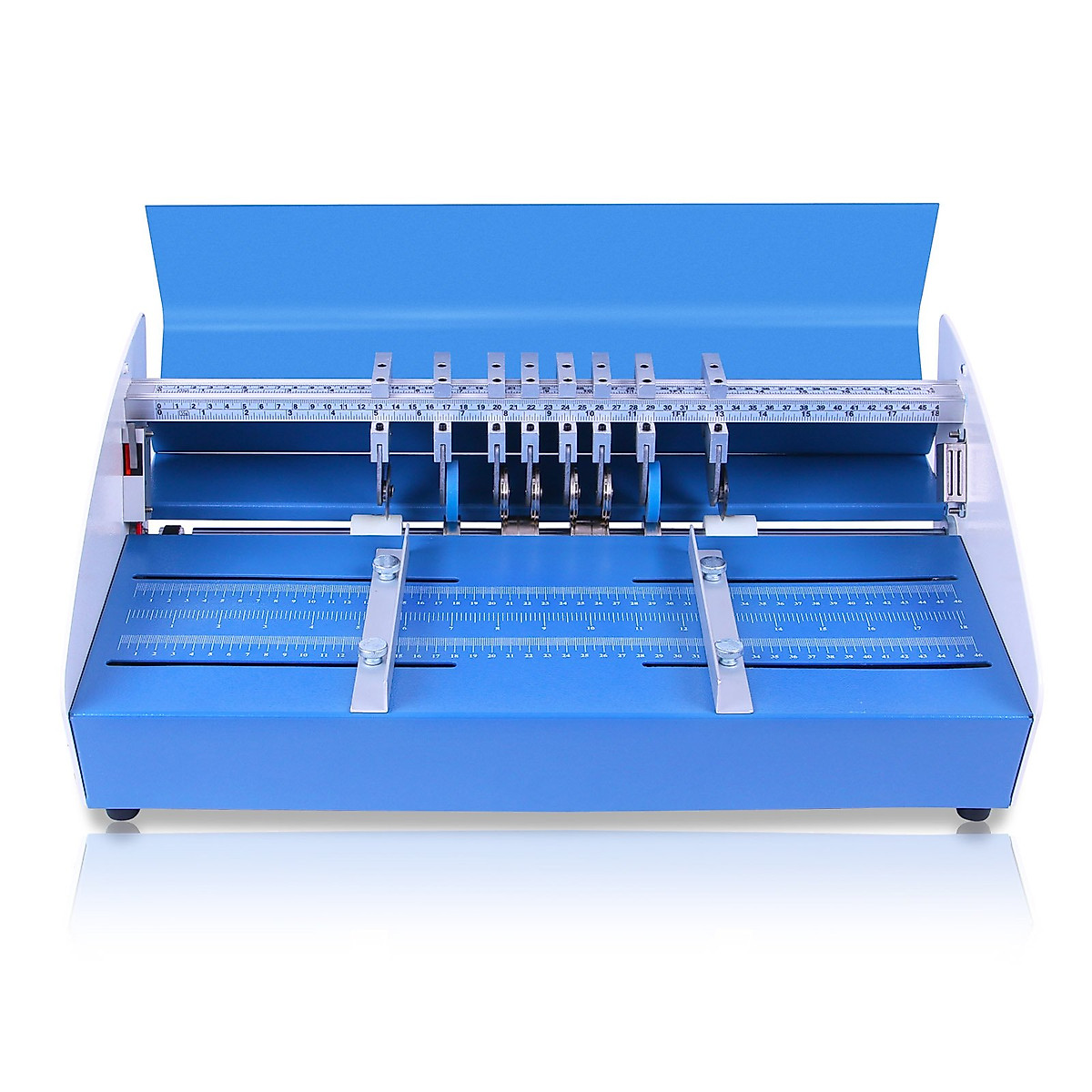 VEVOR Electric Creasing Machine 18 Inch 460mm Paper Creasing Scoring Machine 3 in 1 Creasing Machine with Heavy Duty Metal Present Multi-Function