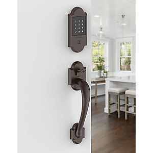 Baldwin 8235.112.ZW Boulder Touchscreen with Z-Wave Deadbolt, Venetian Bronze