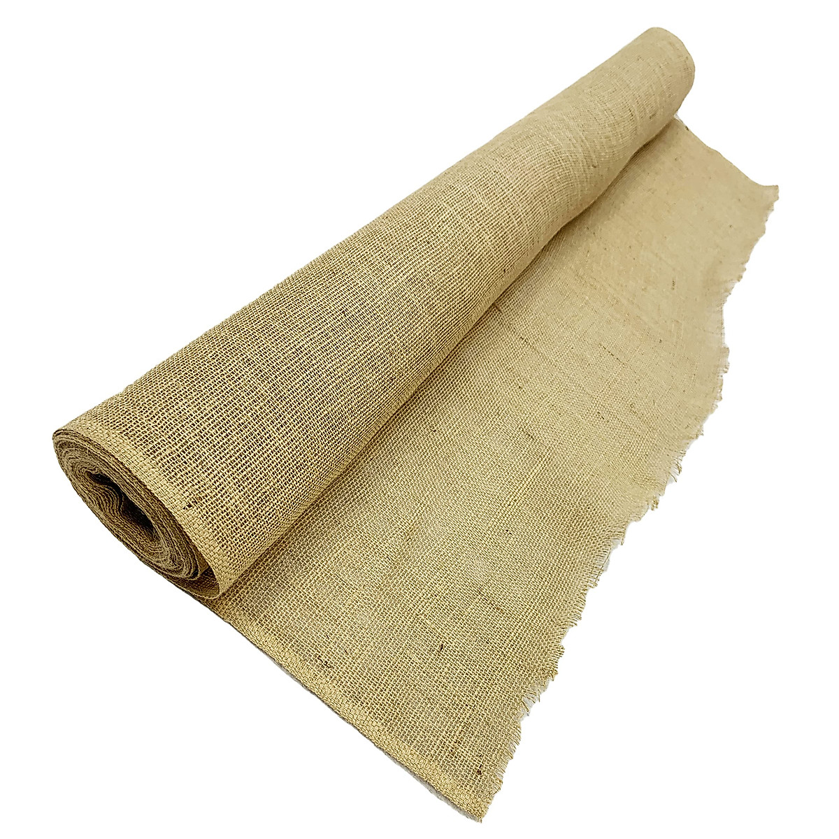 40 inches Wide x 24 feet Long Burlap Roll - Premium Jute Liner | Heavy Duty (7 oz) | Frost Guard Seed Cover for Gardening | Natural Jute-Burlap - 8 yds | Ideal for Erosion Control,Table Runners,Decor
