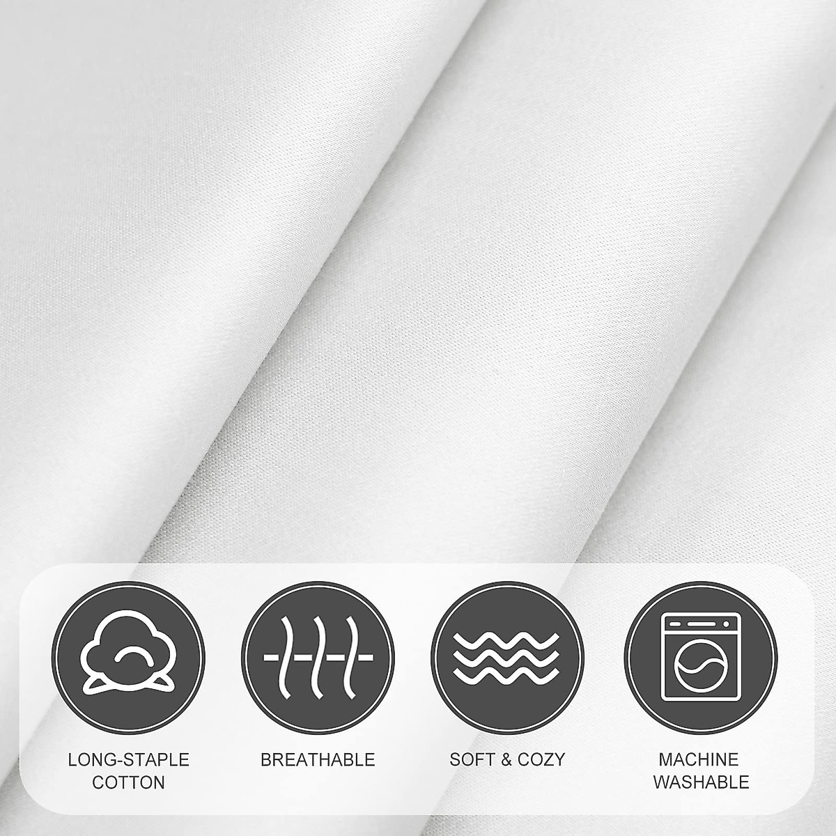 Fittia Cotton Toddler Pillowcase with Envelope Closure, Soft and Breathable Travel Pillow Case Cover Pack of 2, 14x20 Inches Small Pillow Case, Ivory