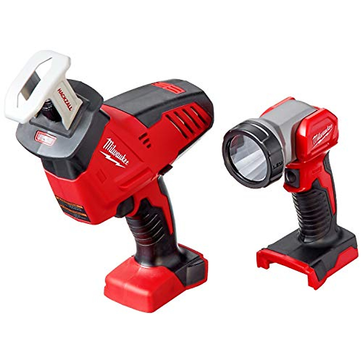Milwaukee 2695-24 M18 18V Cordless Power Tool Combo Kit with Hammer Drill, Impact Driver, Reciprocating Saw, and Work Light (2 Batteries, Charger, and Tool Case Included)