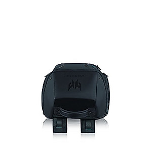 Acer Predator Utility Gaming Backpack, Water Resistant and Tear Proof Travel Backpack Fits and Protects Up to 17.3" Predator Gaming Laptop, Black with Teal Accents