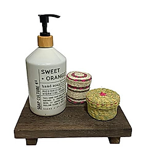 Laual Designs Bathroom Decor, Wood Soap Tray, Plant Stand, Wood Riser, Farmhouse Decor, Decorative Tray, Kitchen Decor, Rustic Home Decor