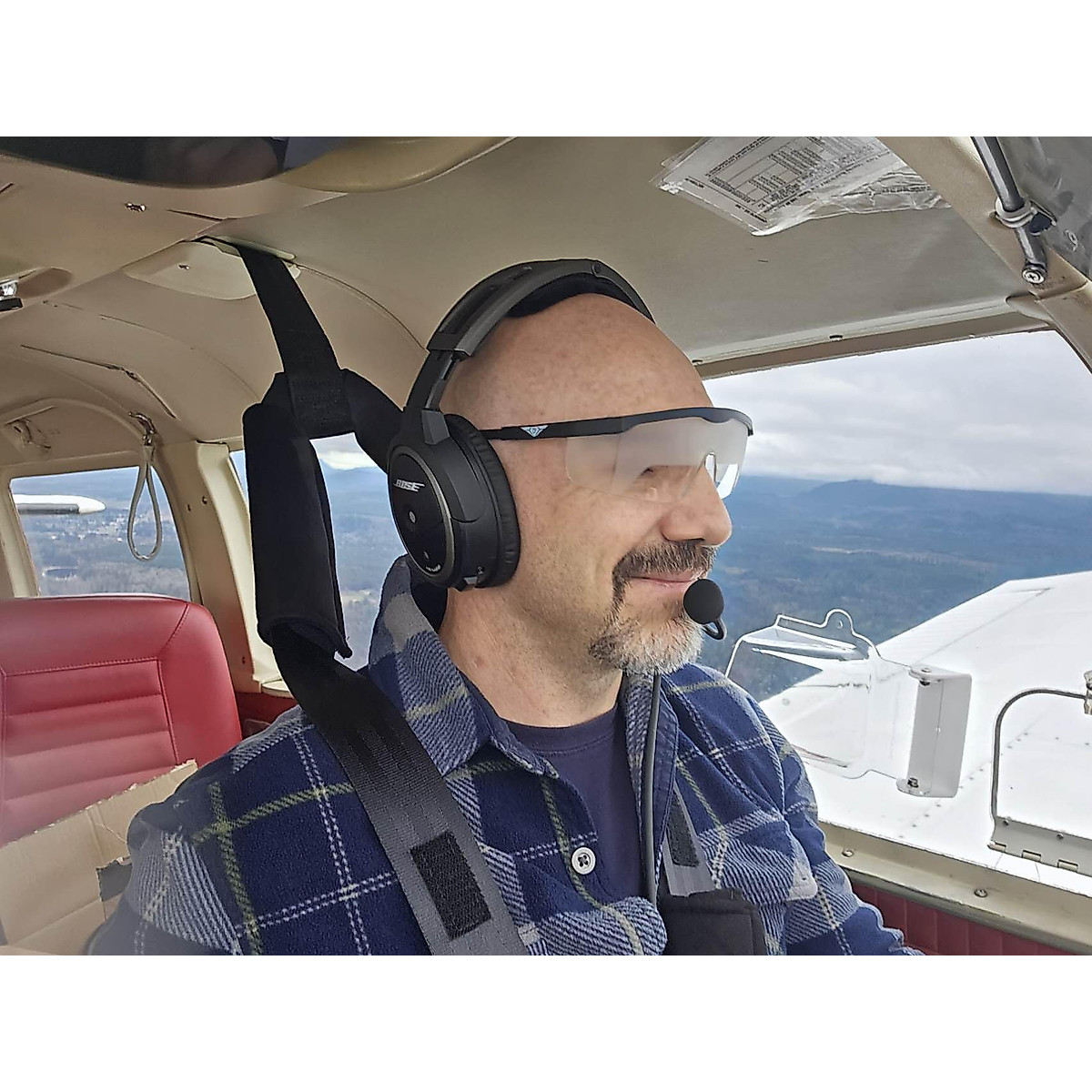 Crystal Pilot IFR View Limiting Device and Bag Tag with Light Gun Signals