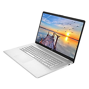 HP 17 Laptop, 17.3" HD+ Touchscreen, AMD Ryzen 5 5625U Processor, 32GB DDR4 RAM, 2TB PCIe SSD, Webcam, HDMI, Fingerprint Reader, Wi-Fi 6, Windows 11 Home, Silver
