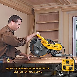 Upgraded Automatic Vacuum Switch, Autoswitch for Dust Collector, Customizable Delay (3/7/10s) for Shop Vac, Adjustable Power Tool Trigger (30/60/100W), with Overload and Tripping Protection