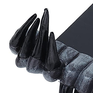 3D Bookmark,Scary Bookmark,Creepy Claw Hand Bookmark Scary, Thriller Devil's Hand Bookmark, Black Resin Demon Hand Bookmark, Horror Book Mark, Creative 3D Bookmarks for Adults, Bookshelf Gift