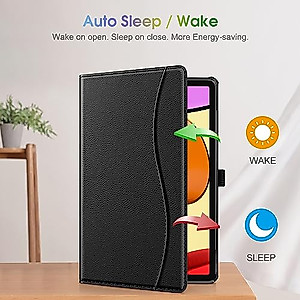 Fintie Case for Amazon Fire Max 11 Tablet (13th Generation, 2023 Release) - [Corner Protection] Multi-Angle Viewing Stand Cover with Pocket & Pencil Holder, Auto Sleep Wake, Black