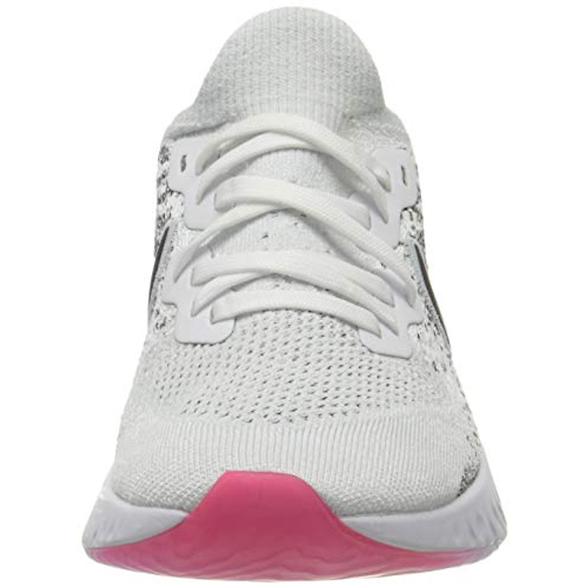 Nike Epic React Flyknit 2 Women's Running Shoe White/Black-Hyper Pink-Blue Tint 6.0