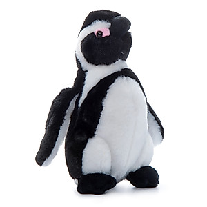 The Petting Zoo African Blackfoot Penguin Stuffed Animal Plushie, Gifts for Kids, Wild Onez Zoo Animals, Penguin Plush Toy 9 Inches