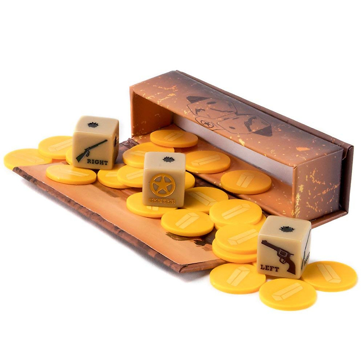 Brybelly Last Chip Standing - Fast, Light & Fun Pocket Family Dice Game