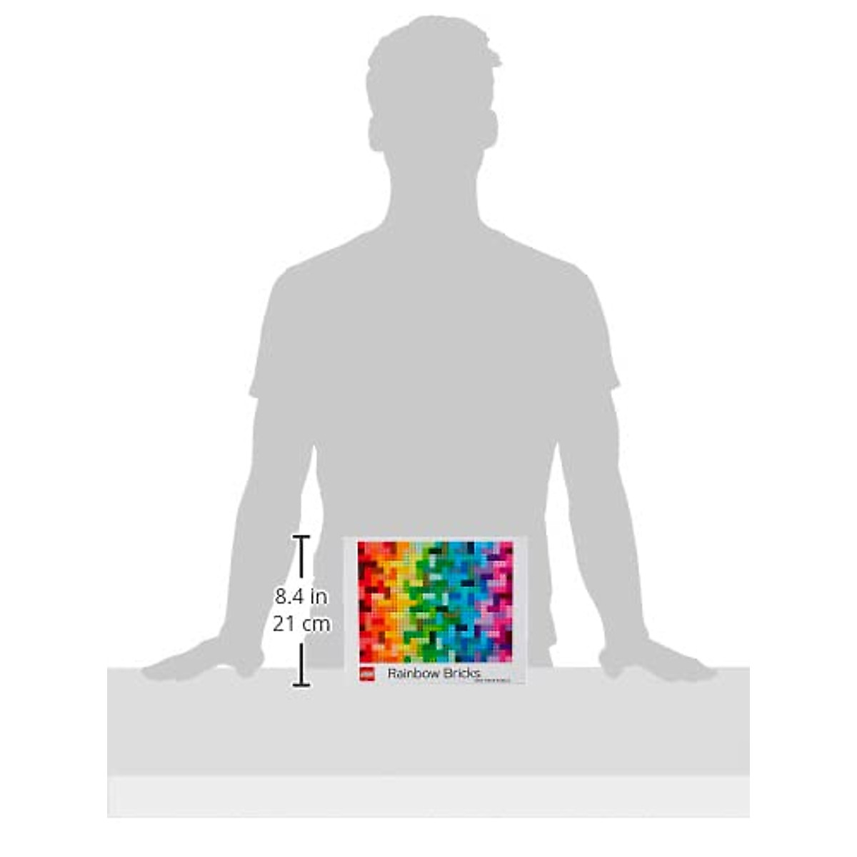 LEGO Rainbow Bricks 1000 Piece Jigsaw Puzzle