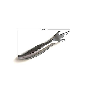 Corn on the Cob Skewers - Set of 2 - Stainless Steel Corn on the Cob Holders Set, Sweetcorn Holders with a Secure Triple-Pronged Corn Holder & Study Ergonomic Handle - by Jean Patrique