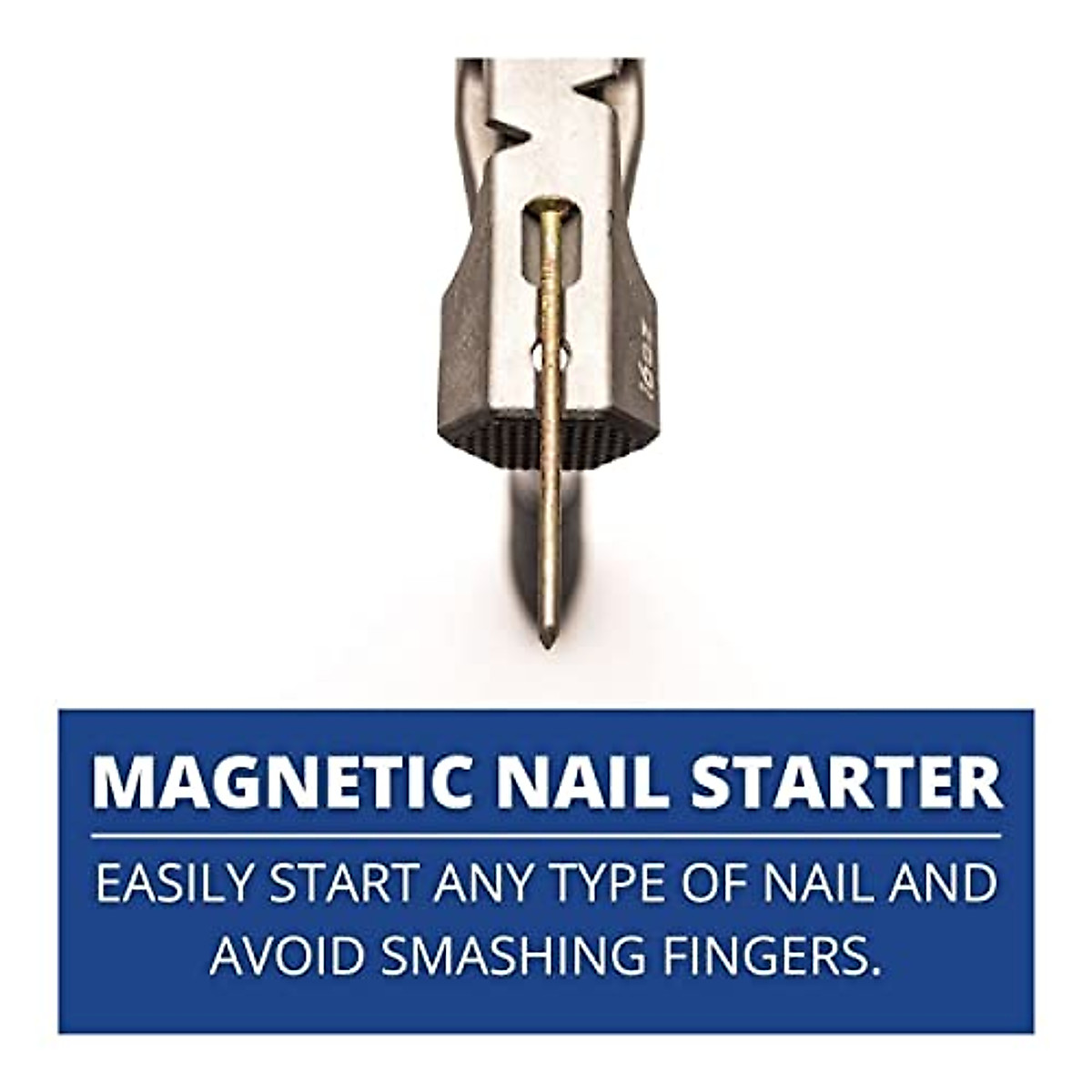 Boss Hammer Pro Series Titanium Hammer with Over-Molded No-Slip Rubber Grip - 16 oz, Construction Grade, Dual Side Nail Pullers, Milled Faced - BH16TIM