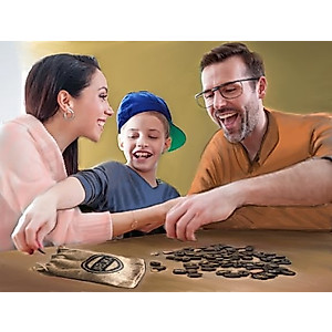 Jabuka Best Word Game Puzzle - Fun Family Games for Kids and Adults, Educational Spelling Party Game, Twistable Letter Travel Set, Portable, Word Games, Spelling Game for 2-8 Players