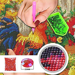 Beaudio Landscape Series Diamond Painting Kits for Adults- Golden Waves- DIY Round Full Drill 5D Diamond Art for Home Wall Decor(11.8x11.8inch)