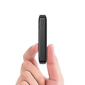 gerritfany 10000mAh 5V/2A Power Bank, Packet Size Fast Charging Portable Charger, Rechargeable Battery Pack for iPhone, Samsung Galaxy and More