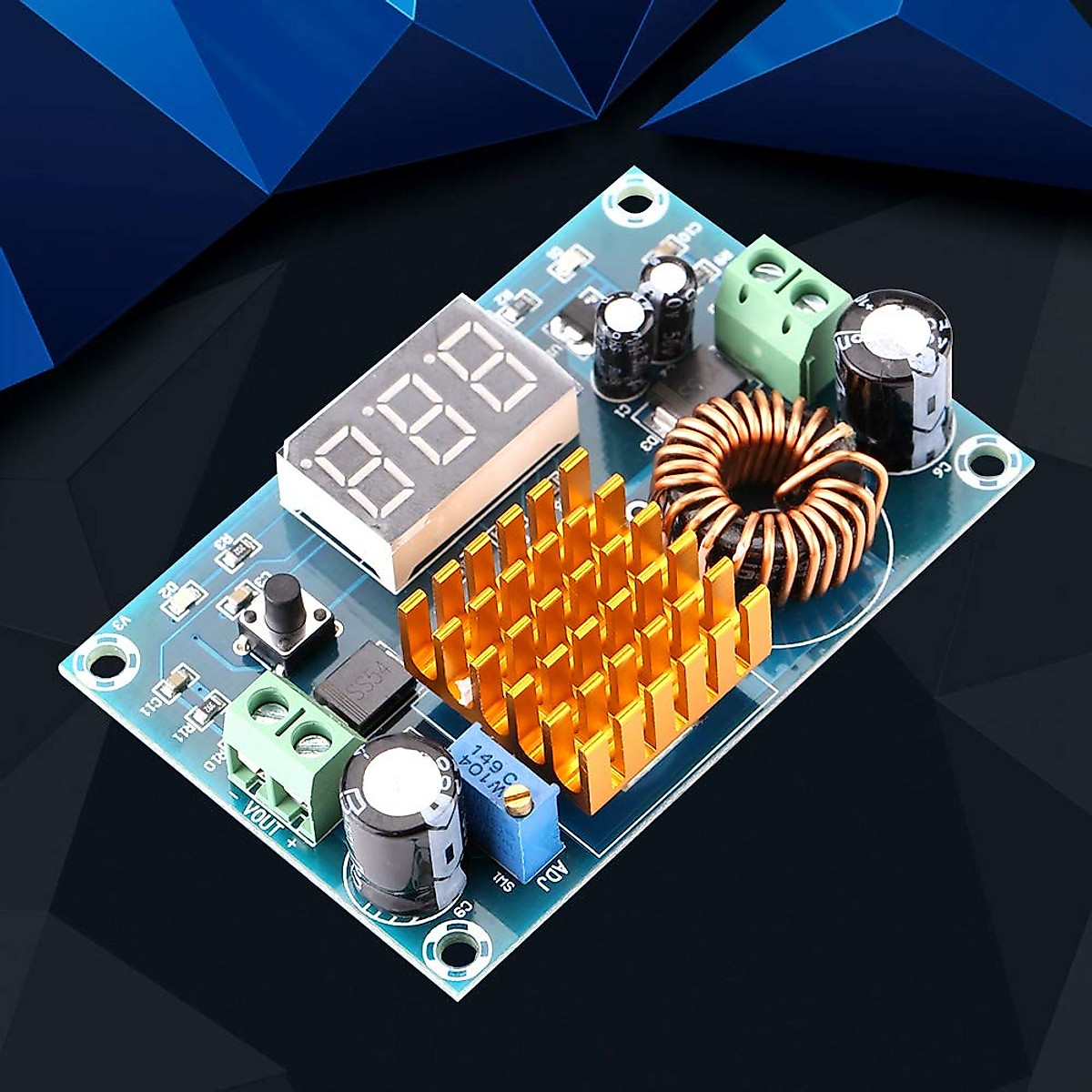 DC-DC Step Up Module Power Supply Voltage Boost Module Converter Regulator 3-35V to 5V-45V Power Supply Module 5A DIY Charger Large Power Module
