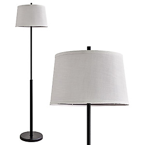 Oneach 61.75" Arch Floor Lamp for Living Room LED Tall Standing Light Black