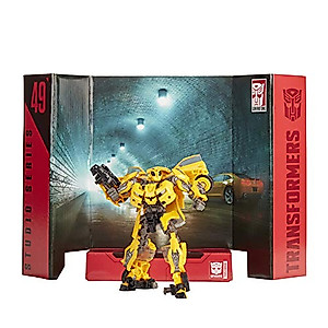 Transformers Toys Studio Series 49 Deluxe Class Movie 1 Bumblebee Action Figure - Kids Ages 8 & Up, 4.5" (Amazon Exclusive)