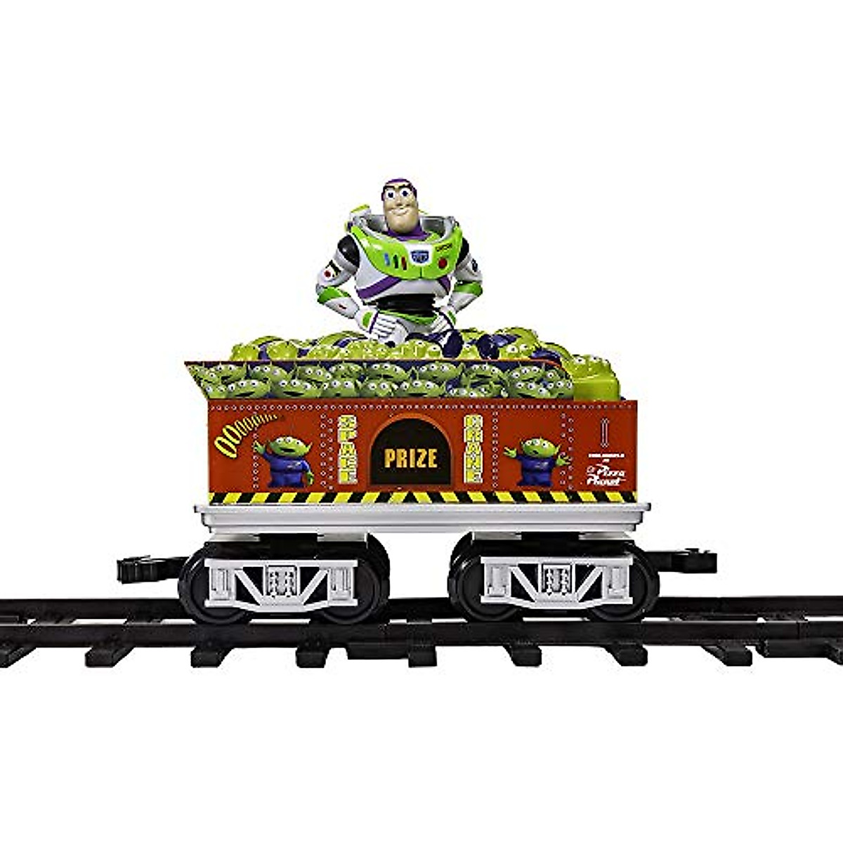Lionel Battery-Operated Disney Toy Story Toy Train Set with Locomotive, Train Cars, Track & Remote with Authentic Train Sounds, & Lights for Kids 4+
