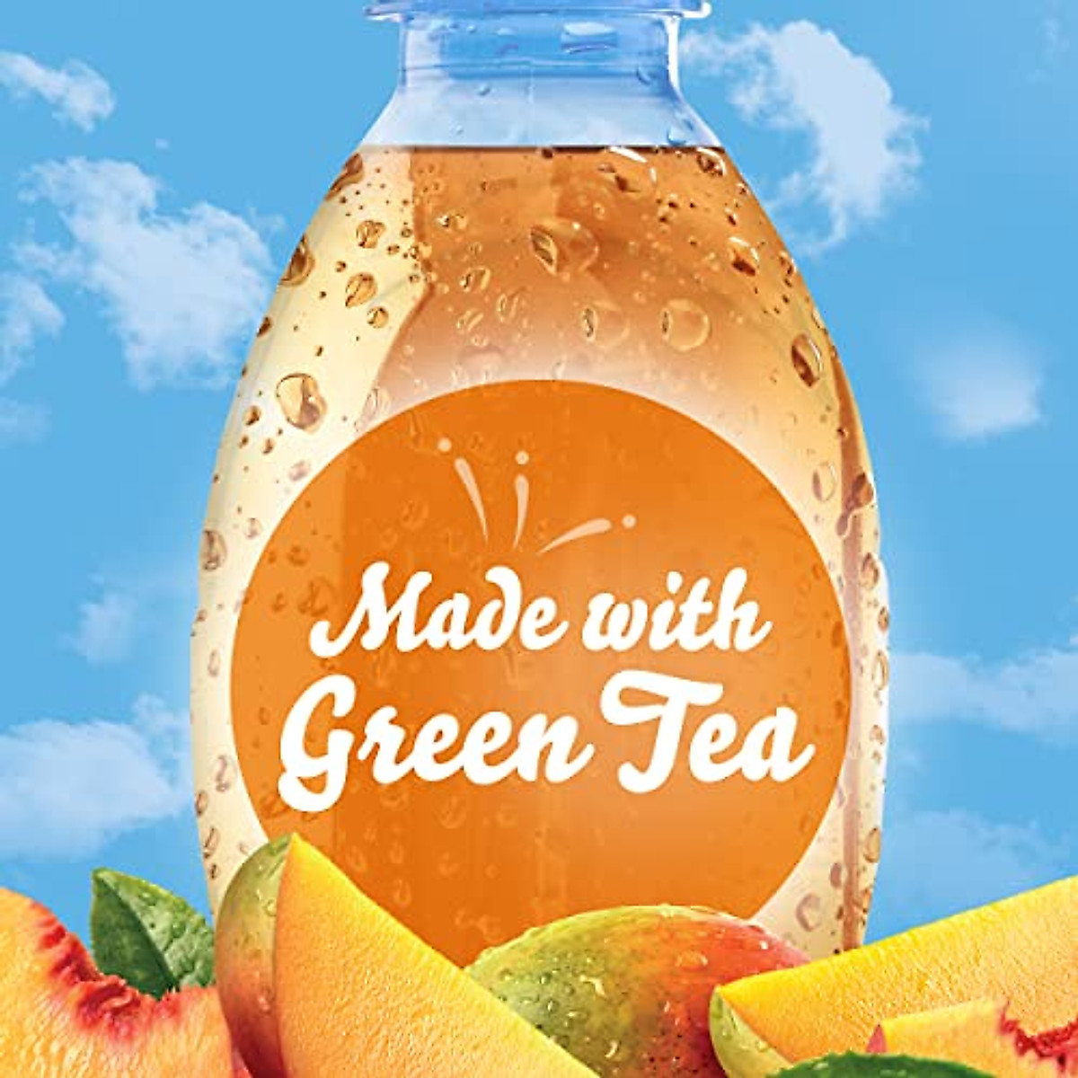 Crystal Light Sugar-Free Peach Mango Green Tea On-The-Go Powdered Drink Mix 10 Count