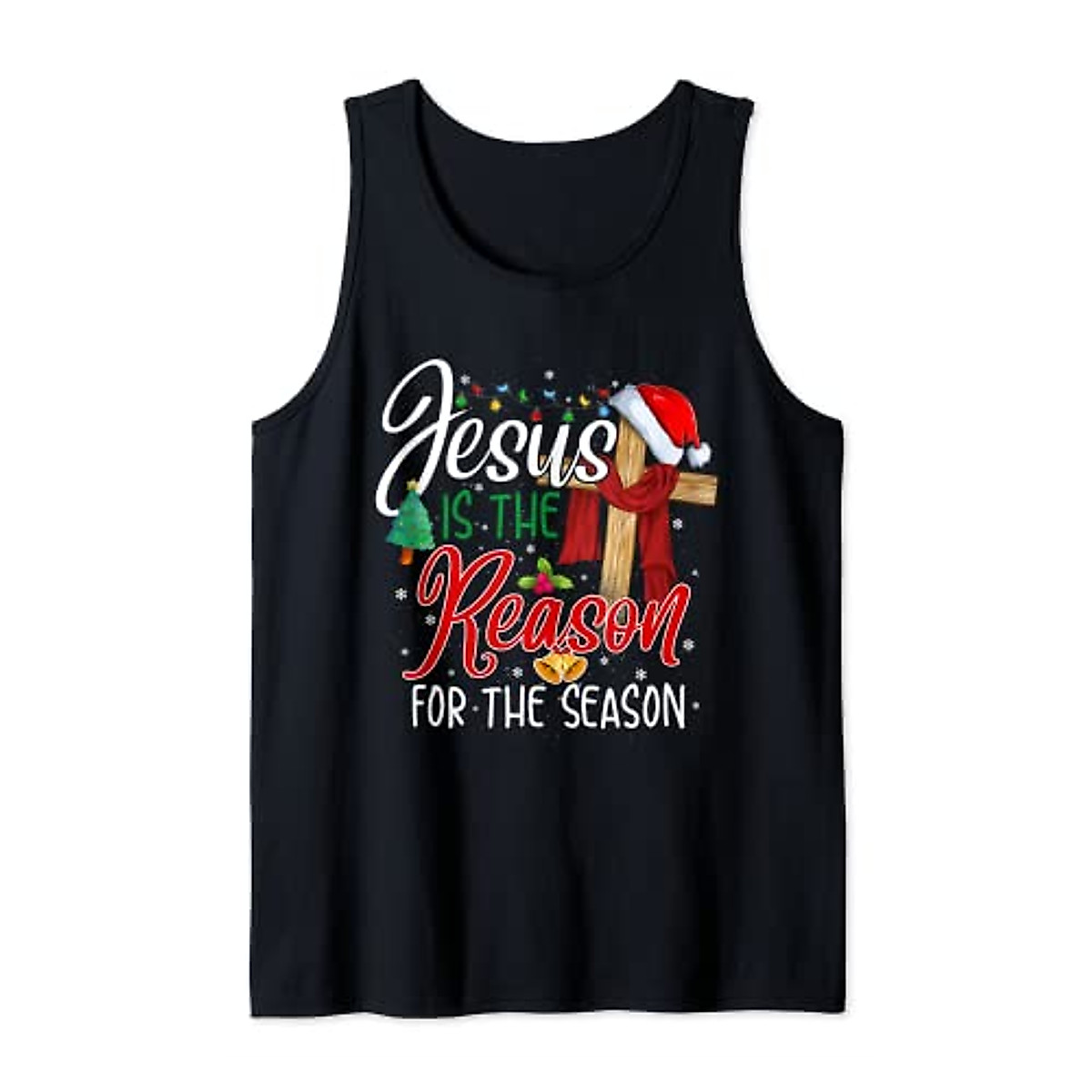Christian Jesus The Reason Christmas Stocking Stuffer Tank Top