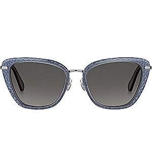 Kate Spade New York Women's Thelma/G/S Polarized Cat Eye Sunglasses, Grey, 53mm, 18mm