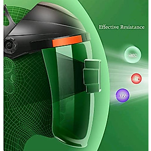 Welding Helmet Auto Darkening, True Color Solar Welder's Helmet, Welding Mask, Welding Hood for TIG MIG ARC Adjustable Shade 9-13 Welder Mask