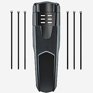 ENLEE 2PCS Bike Fenders MTB Fender Mudguards with Carbon Fiber Texture, Rear Front Mountain Mud Guard for 20/26/27.5/29 inch Bicycles