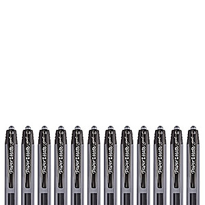 Paper Mate Gel Pens, Bold (1.0mm), Black, 12 Count