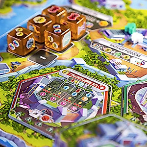 Dinosaur World Board Game Draft, Build, and Explore Your Dino Park for Victory! Strategy Game for Kids and Adults, Ages 8+, 1-4 Players, 60-120 Minute Playtime, Made by Pandasaurus Games
