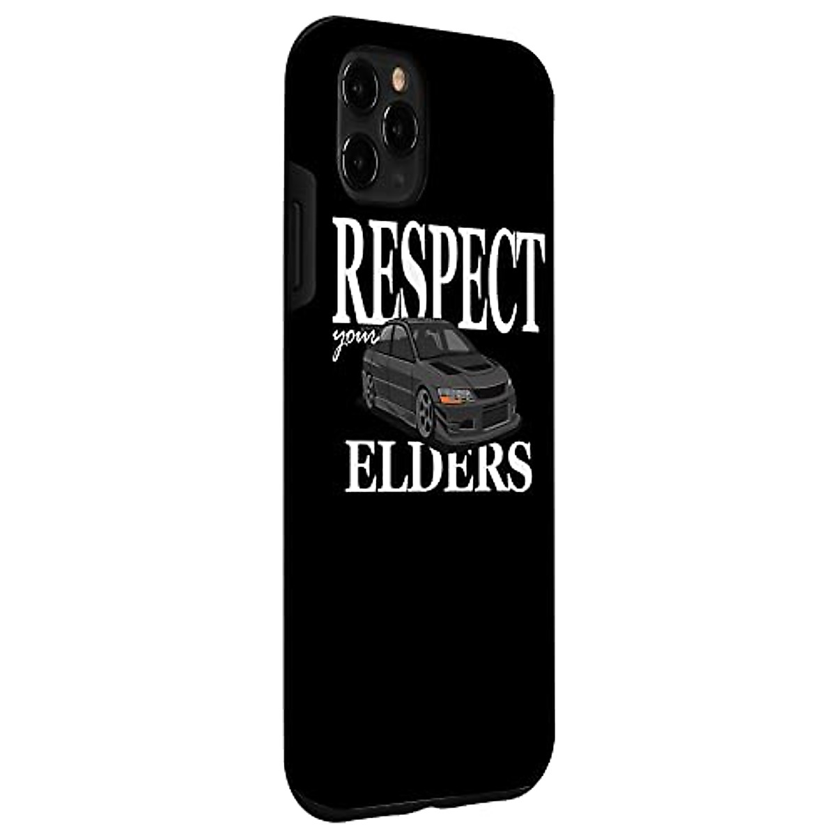 iPhone 11 Pro Max Retro Racer, Respect Your Elders, Mens Vintage Tuner Car Case