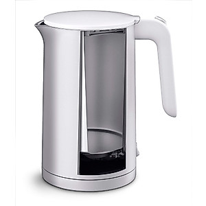 ZWILLING Enfinigy Cool Touch 1.5-Liter Electric Kettle, Cordless Tea Kettle & Hot Water, Silver