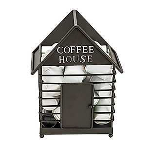 Boston Warehouse House Coffee Pod Storage, Counter Basket, Black