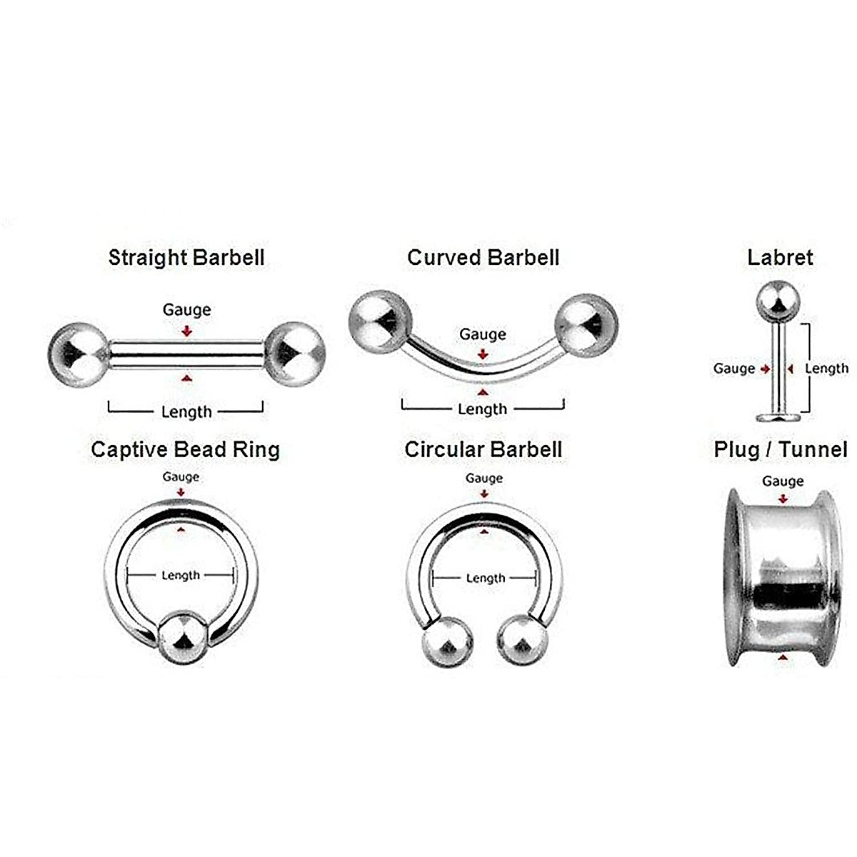 Pair 1-1/4" (32MM) WHITE SILICONE FLAT FLARE TUNNELS Double Flare Gauges Thin Soft Flexible Flesh Plugs (2pcs)