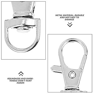 PATKAW 40Pcs Bird Cage Locks Metal Pet Cage Door Lock Birds Cage Hook Clip Anti- Escape Bird Cage Door Buckle Lock Claw Trigger Snap Hook for Birds Small Dogs Cats