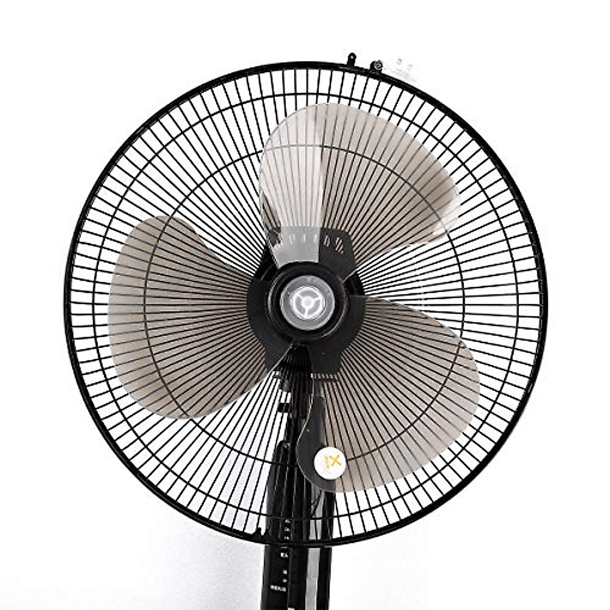 CHICTRY Plastic Fan Blade Replacement Leaves with Nut Cover for Household Standing Pedestal Fan Table Fanner General Accessories Black 3 Leaves 16 inch