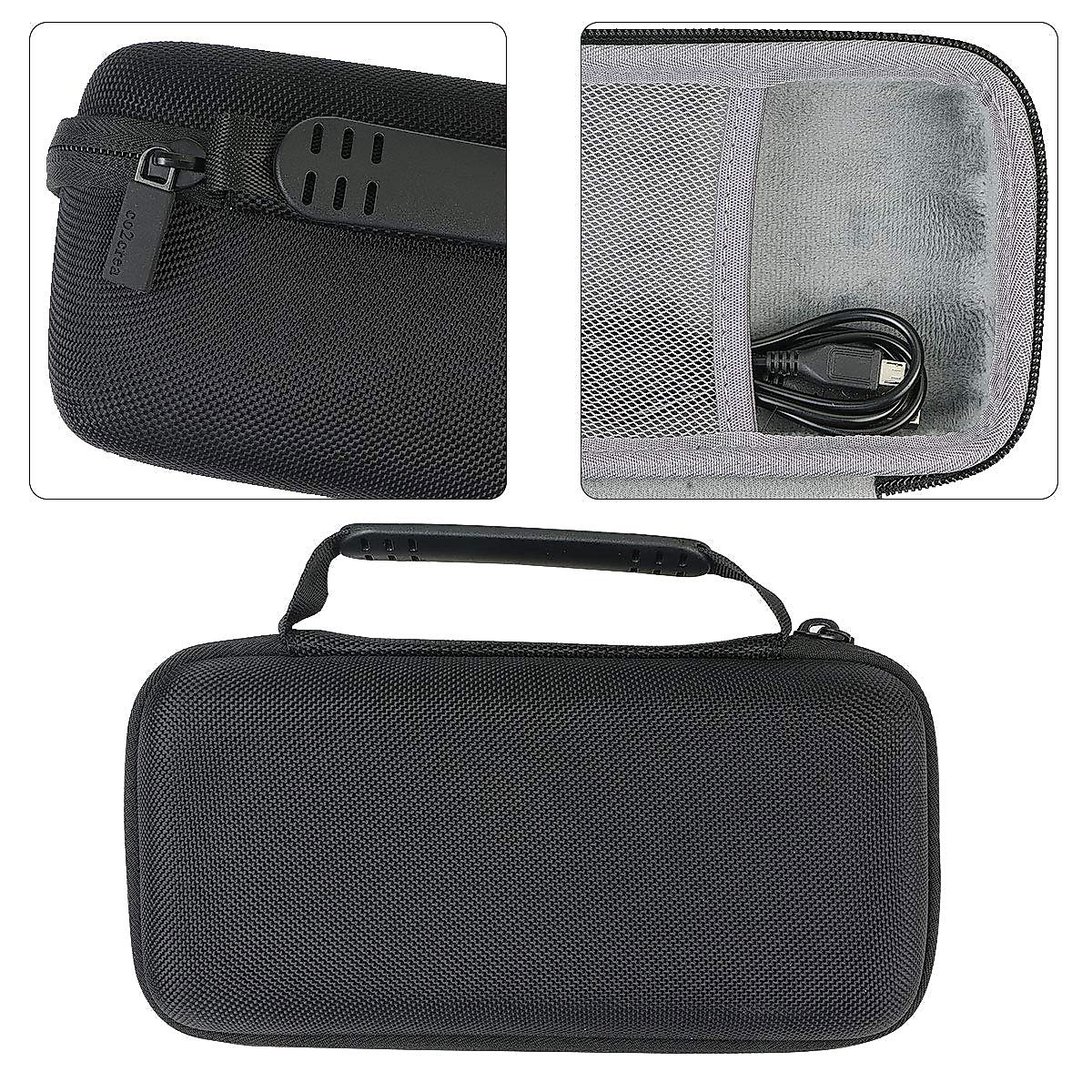 co2CREA Hard Travel Case Replacement for DOSS SoundBox Plus Portable Wireless Bluetooth Speaker (Black Case)