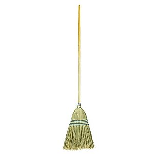 Weiler 44547 Household Upright Broom, Corn & Fiber Fill, 54" Overall Length (Pack of 12)